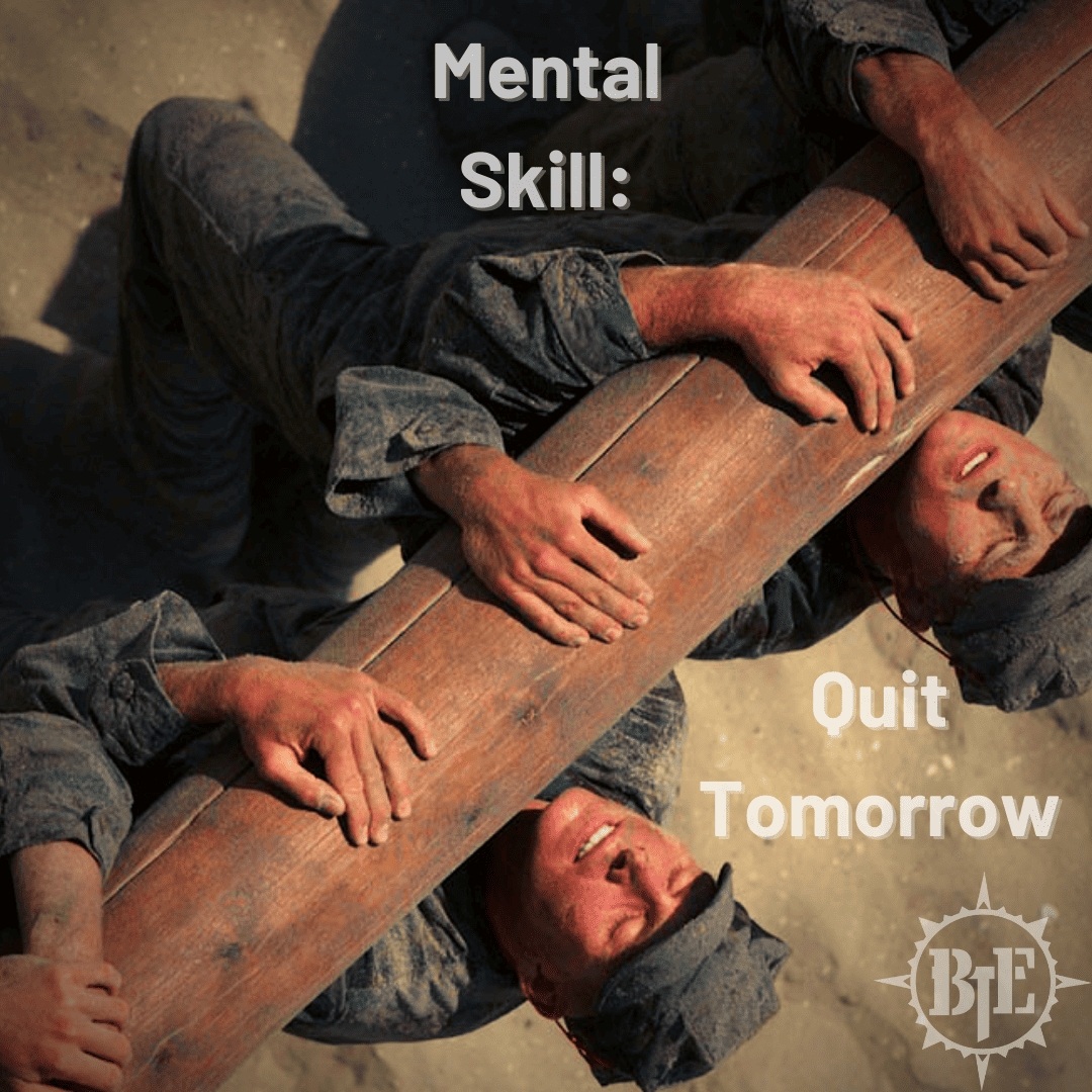 Quit Tomorrow - Building the Elite